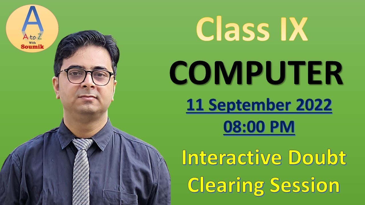 Class 9 Doubt Clearing Session Youtube