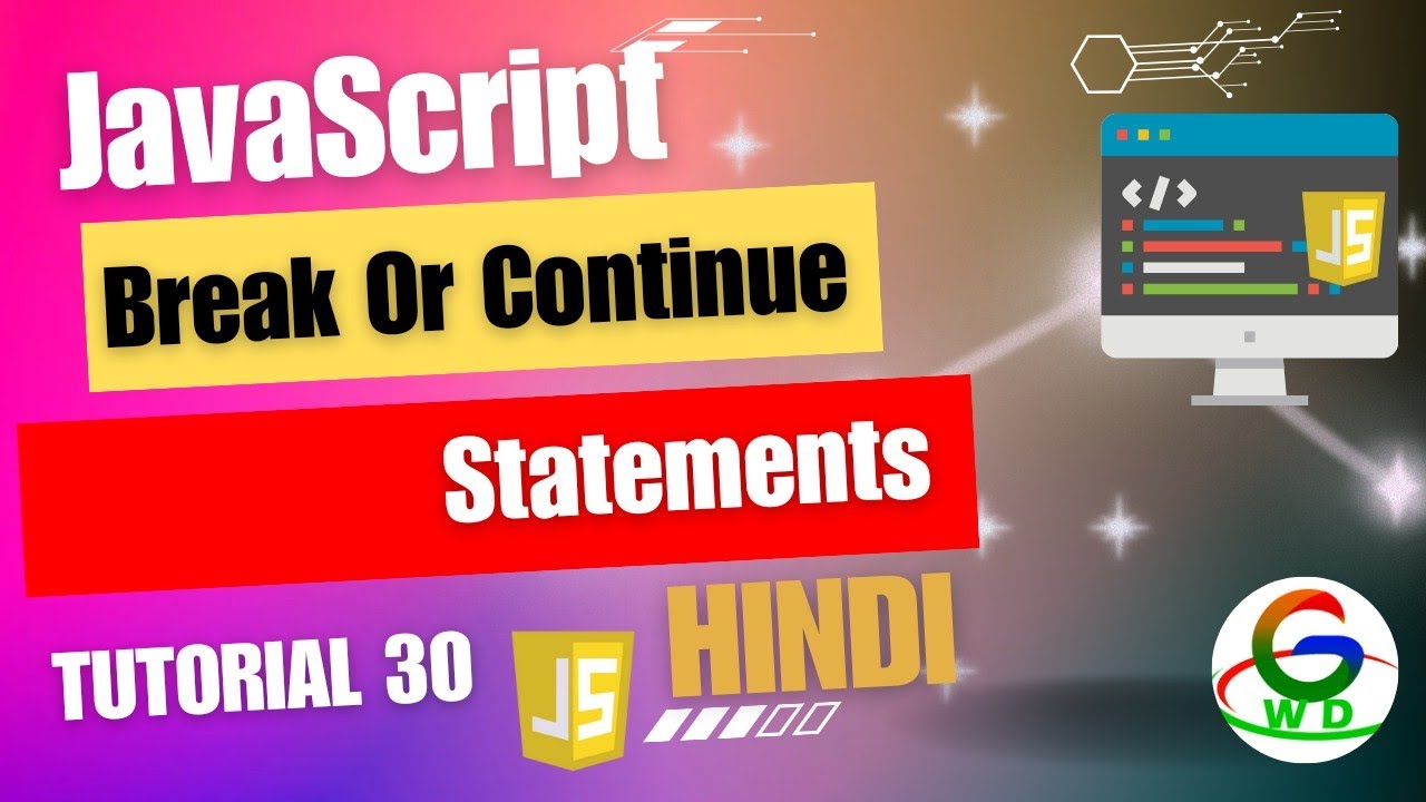 Javascript Break Or Continue Statements Guri Web Developer
