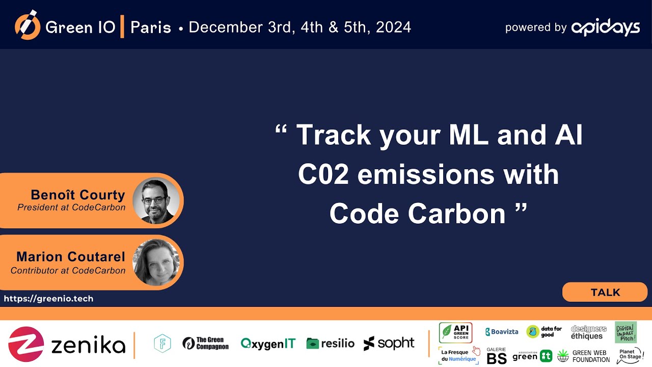 Green Io Paris 2024 Track Your Ml And Ai C02 Emissions With Code