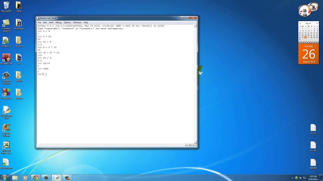 Python Programming Tutorial 2 Numbers Youtube