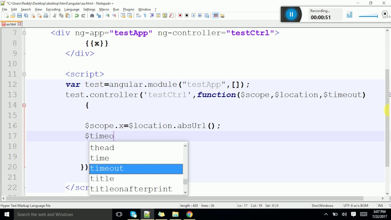 Timeout Service In Angular Js Youtube