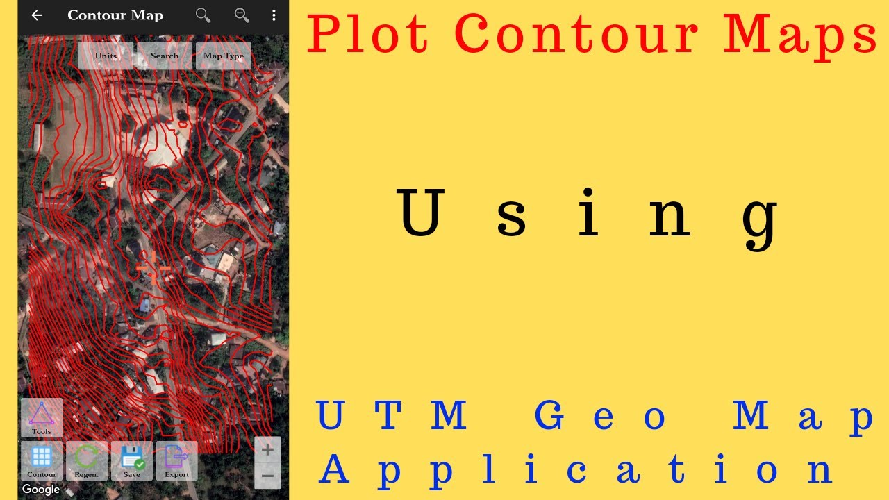 How To Create Contour Maps With Utm Geo Map Youtube
