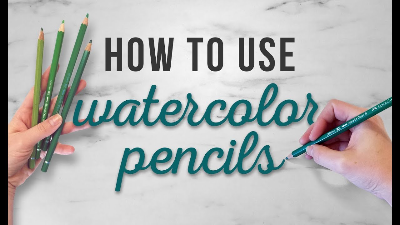 Using Watercolor Pencils Tutorial