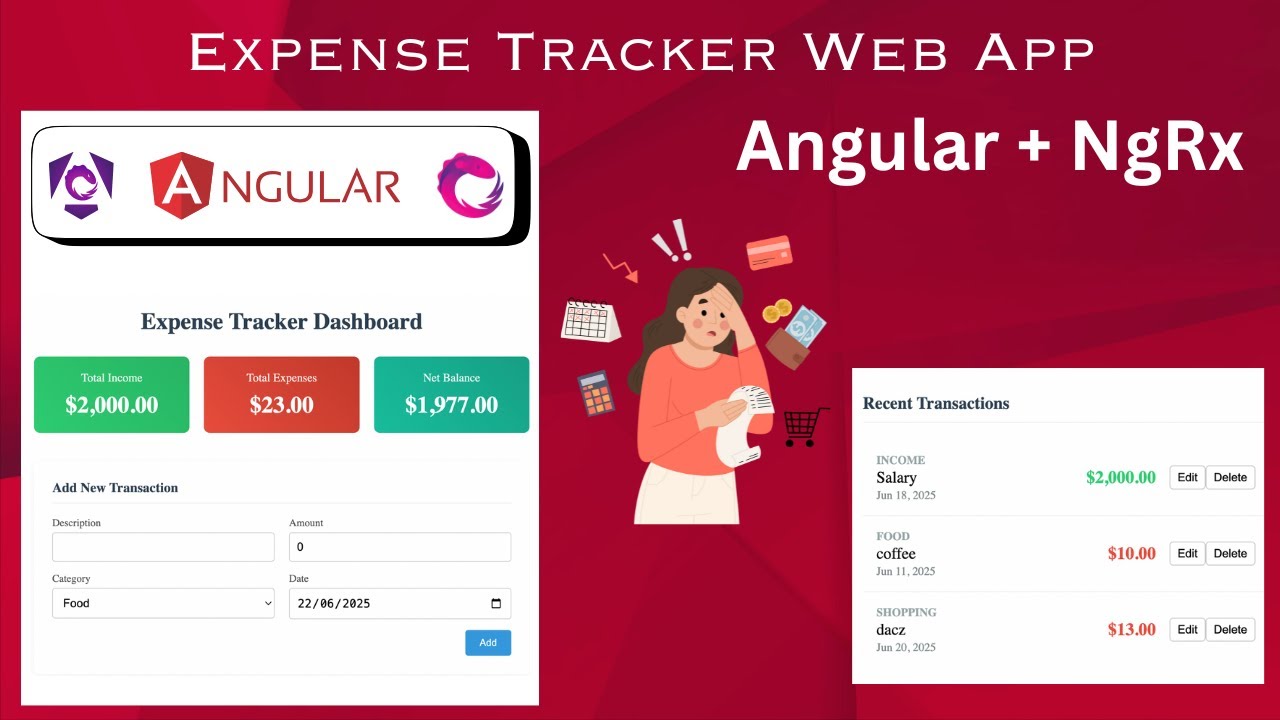 Build Angular Expense Tracker App Using Ngrx Rxjs Angular Full