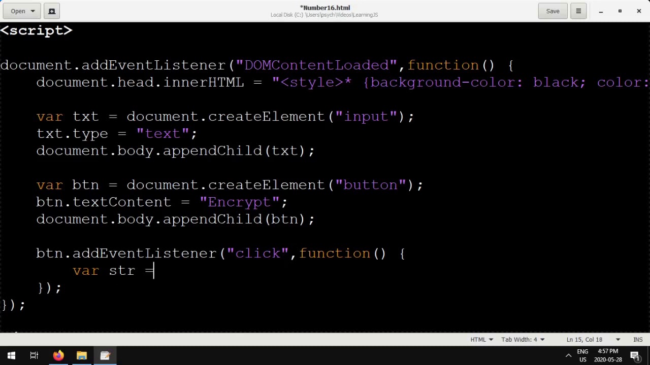 Learning Programming With Javascript 16 Text Shuffling Basic