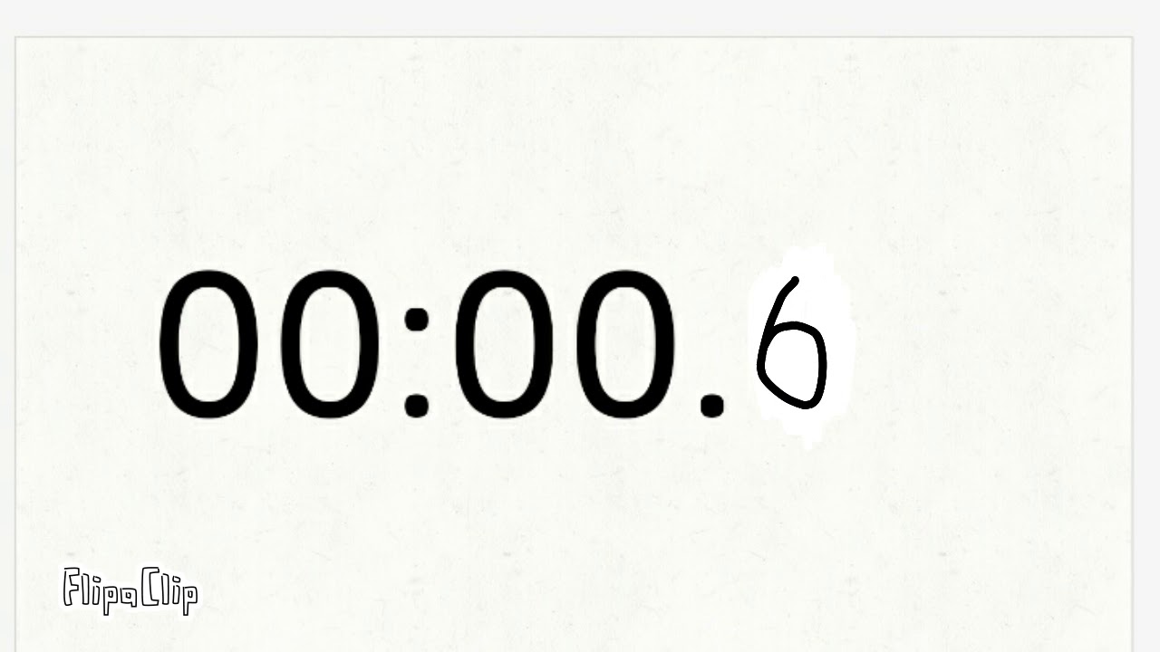 Timer 1 Second Youtube