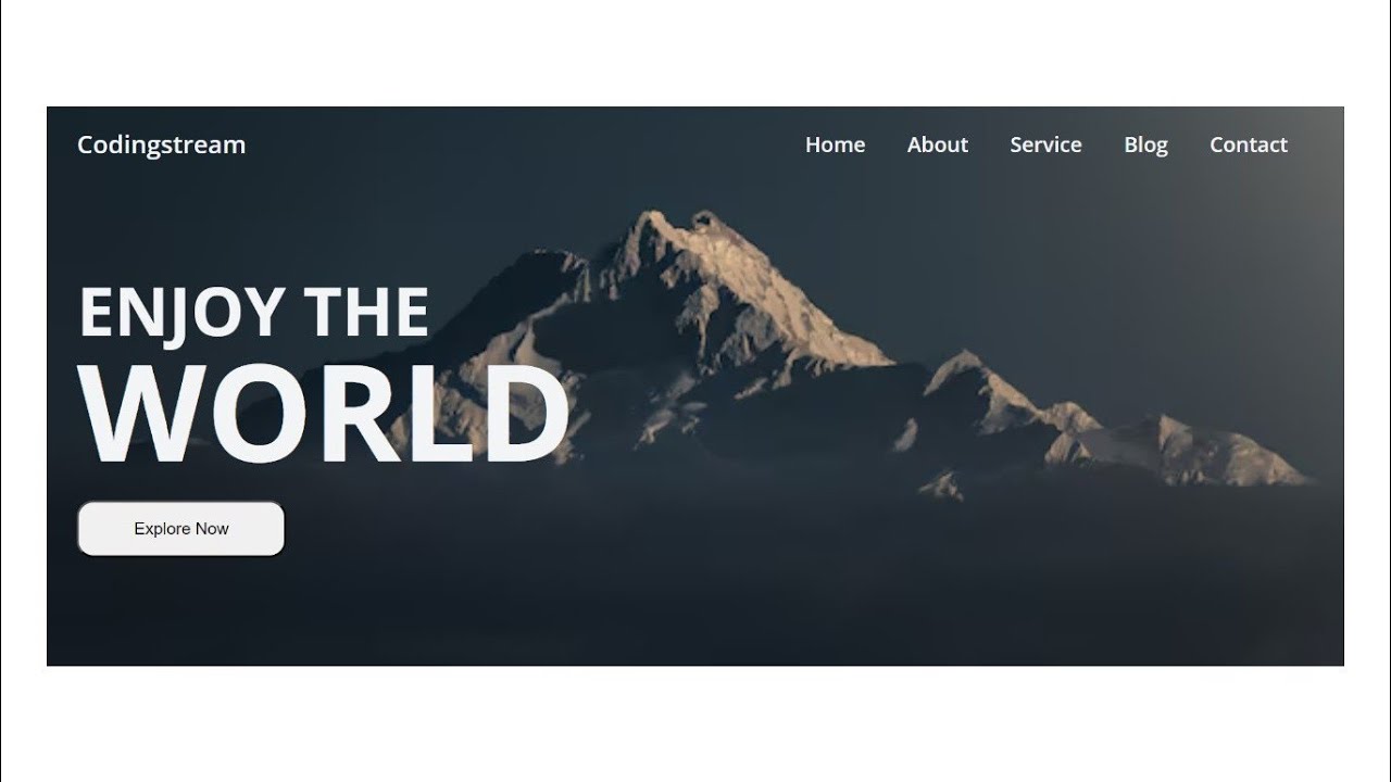 Create A Responsive Youtube Navbar Using Html Css Coding