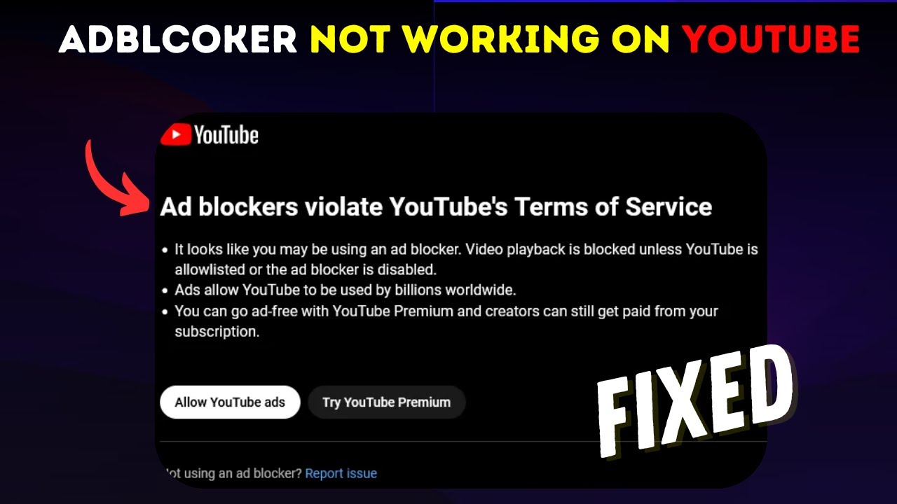How To Fix Adblock Not Working On Youtube 2025 Youtube