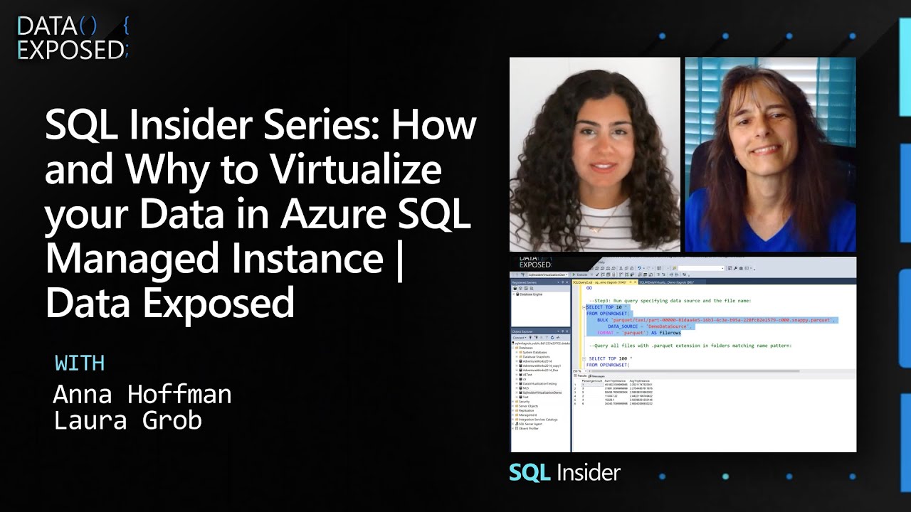 Sql Insider Series How And Why To Virtualize Your Data In Azure Sql