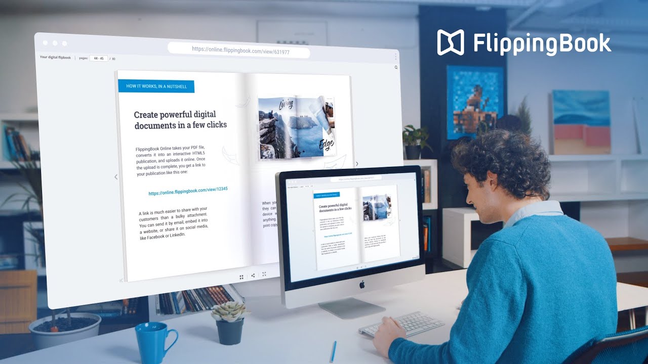 Create Interactive Flipbooks From Pdf Flippingbook Youtube