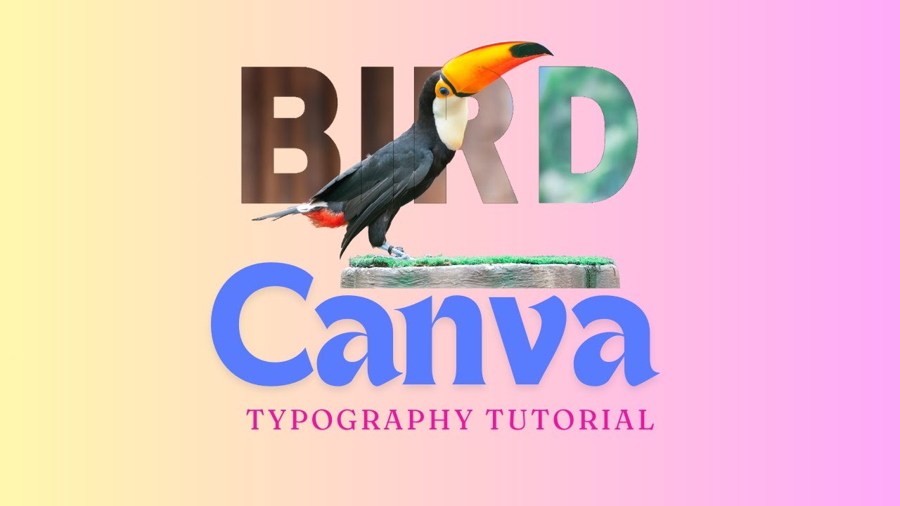 Canva Typography Tutorial Youtube