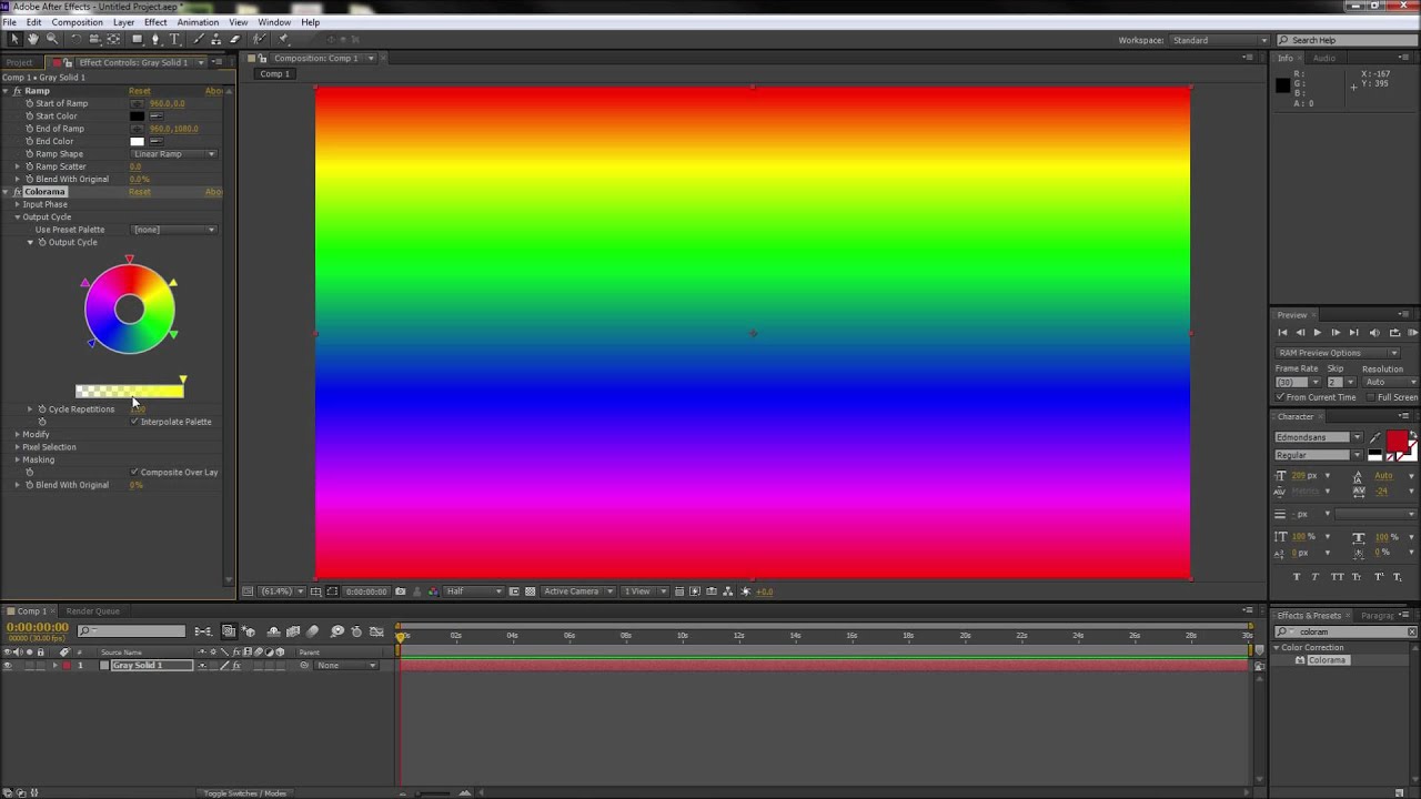 After Effects Tutorial Make Multi Color Gradients Hd Youtube
