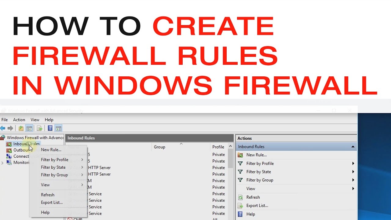 Windows Firewall Order Of Rules At Michelle Baldwin Blog