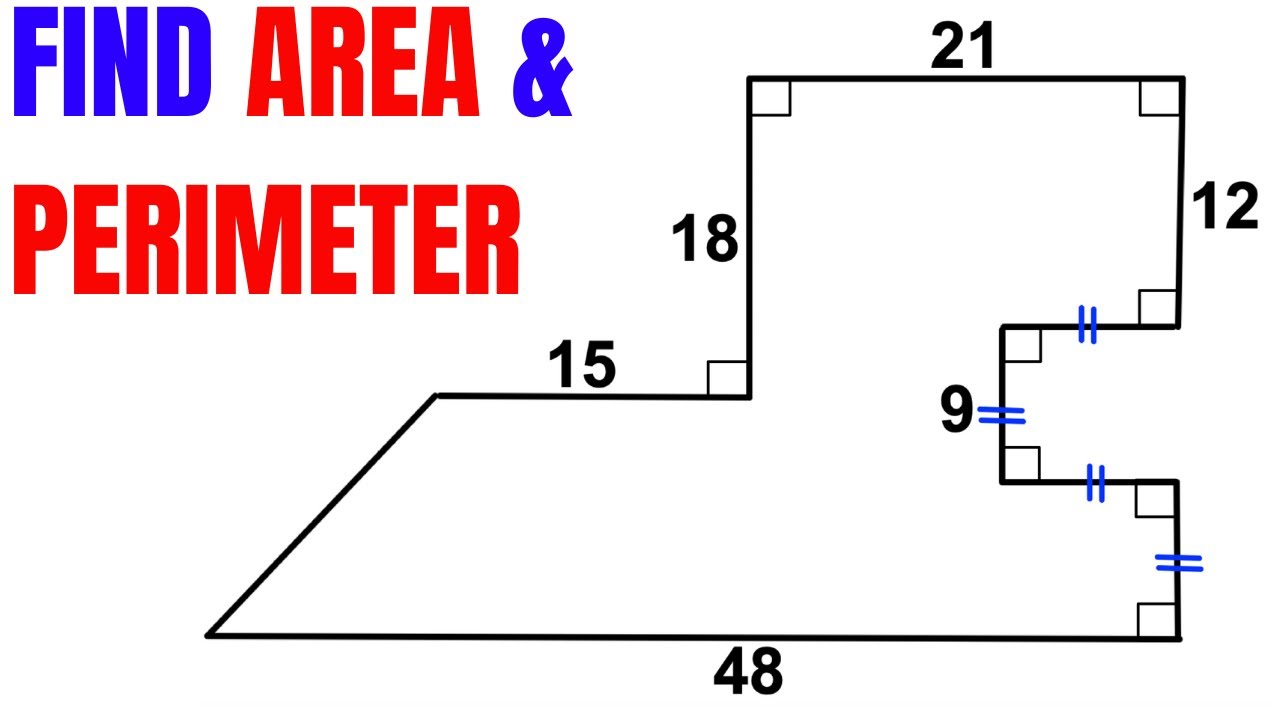 Calculate The Area And Perimeter Of The Given Shape Important