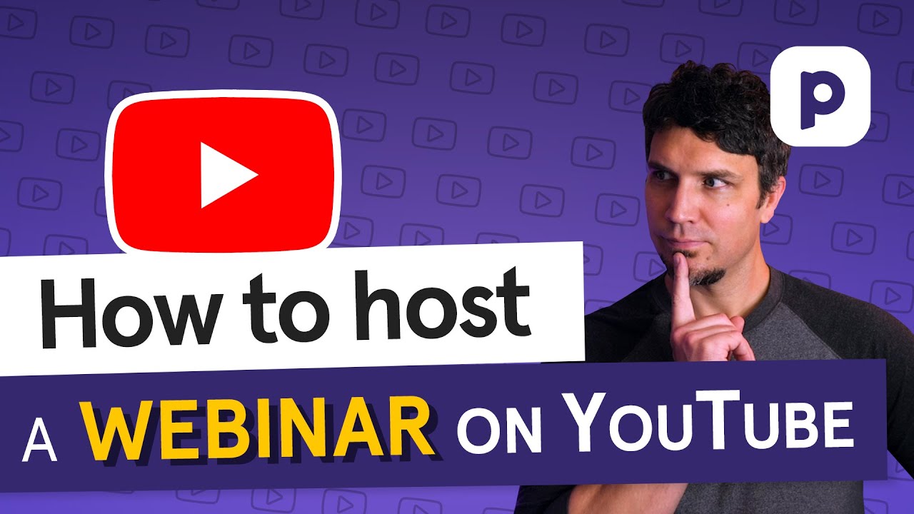 How To Host A Webinar On Youtube Youtube