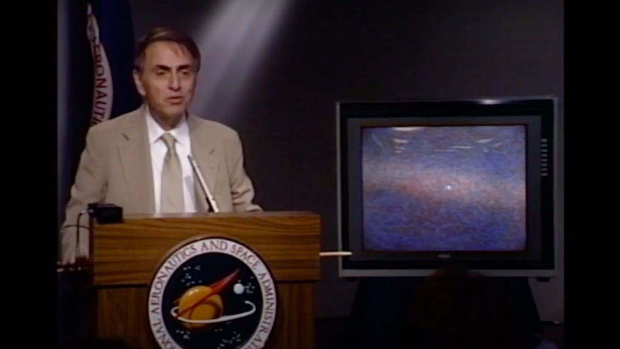 Carl Sagan S Pale Blue Dot Speech June 9 1990 Youtube