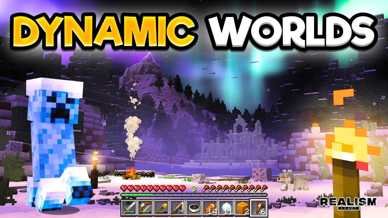Minecraft S New Dynamic Worlds Are Out Now Youtube