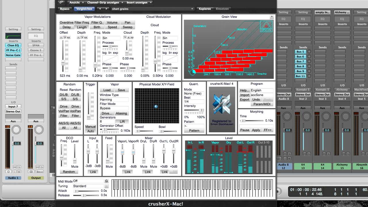 Granular Synthesis Part 1 Grain Length And Pitch Youtube