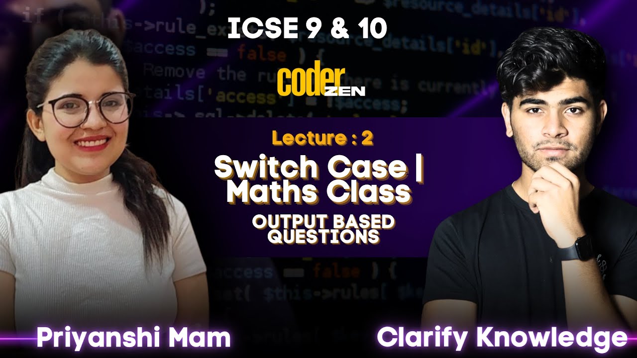 Switch Case Math Class Output Based Questions In Java Icse 10