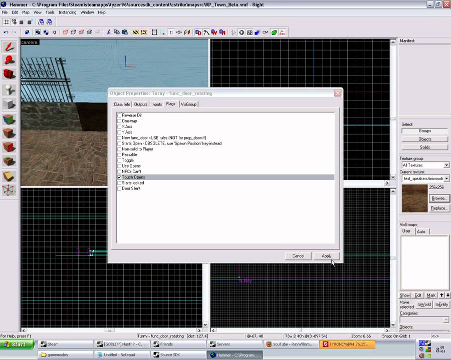 Source Sdk Door Tutorial Youtube