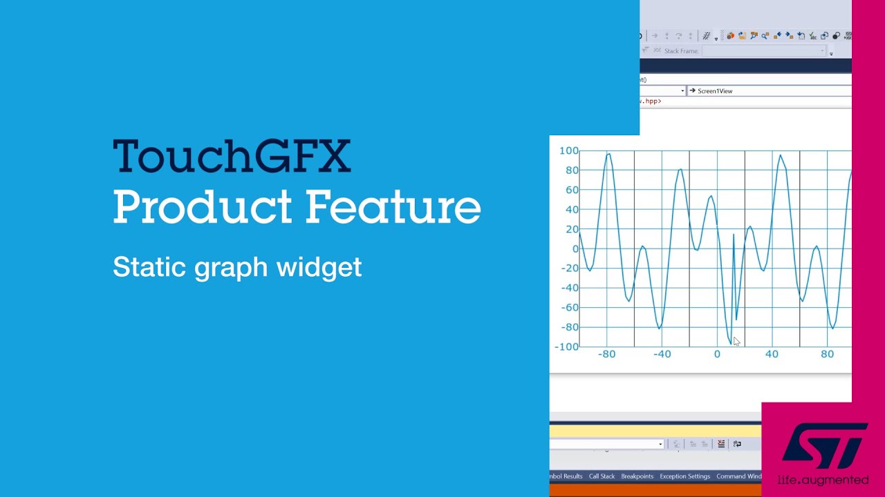 Touchgfx Widget Static Graph Youtube