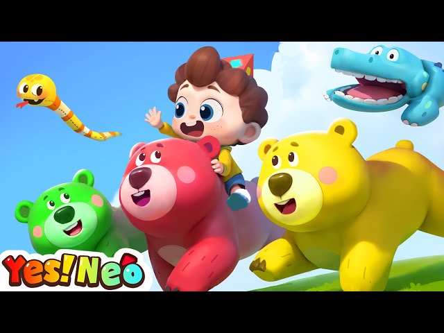 We Re Going On A Bear Hunt Song Jungle Animals Nursery Rhyme Kids
