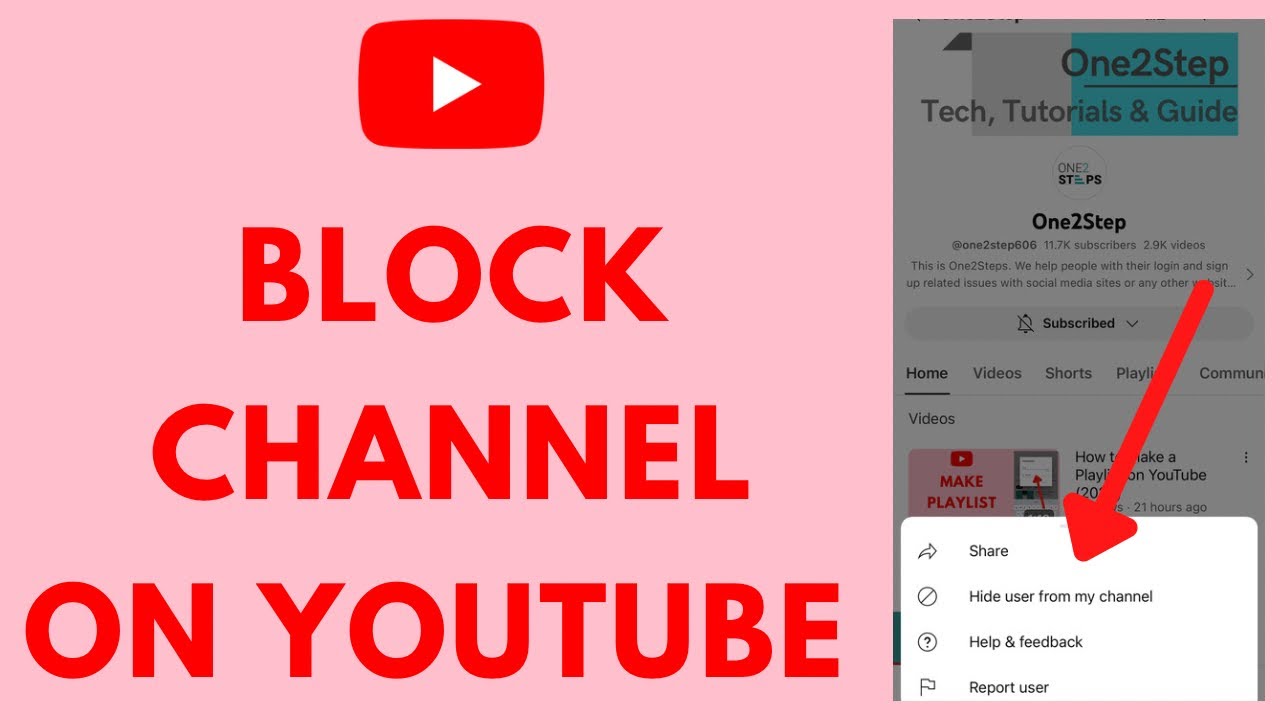 How To Block Channel Easy Youtube