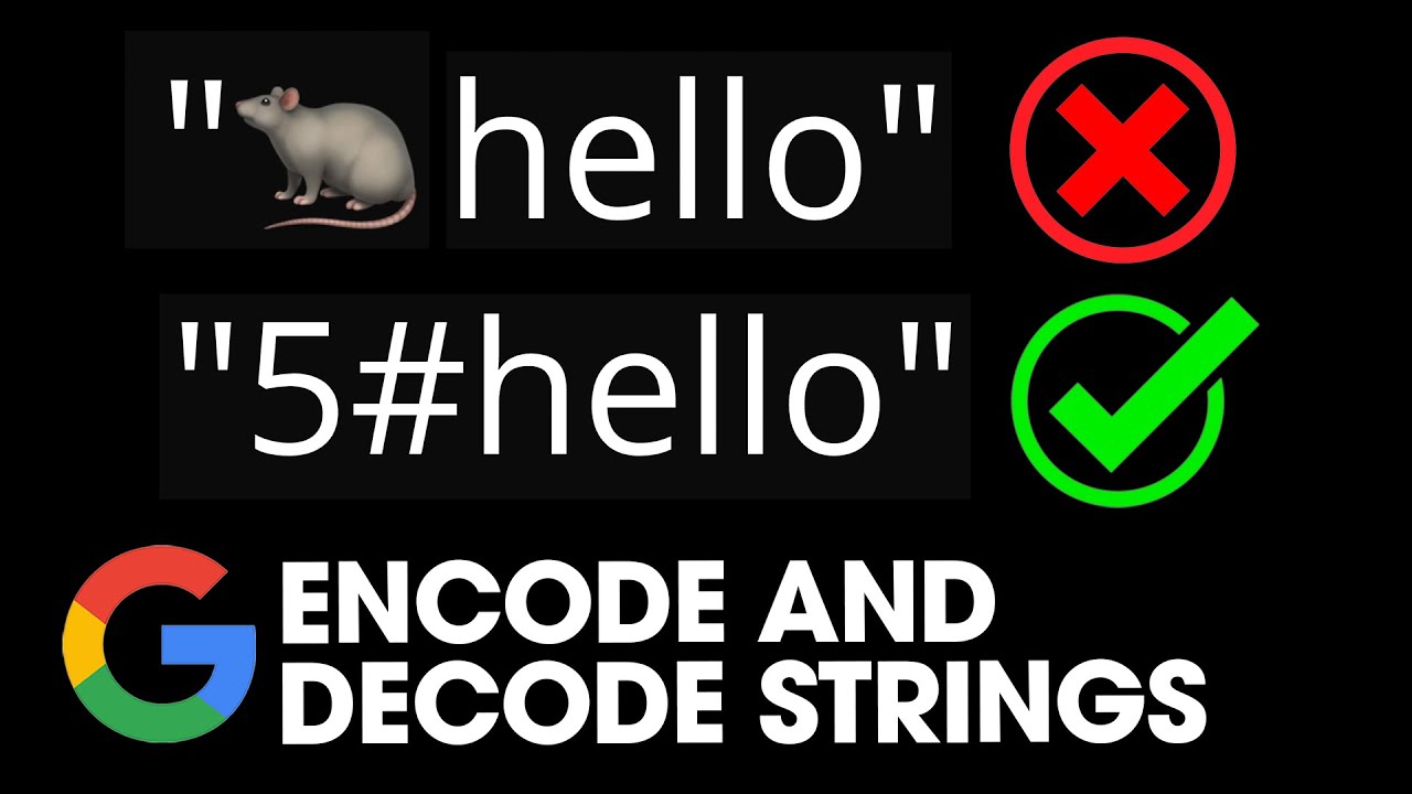 Encode And Decode Strings 271 Leetcode Java Youtube
