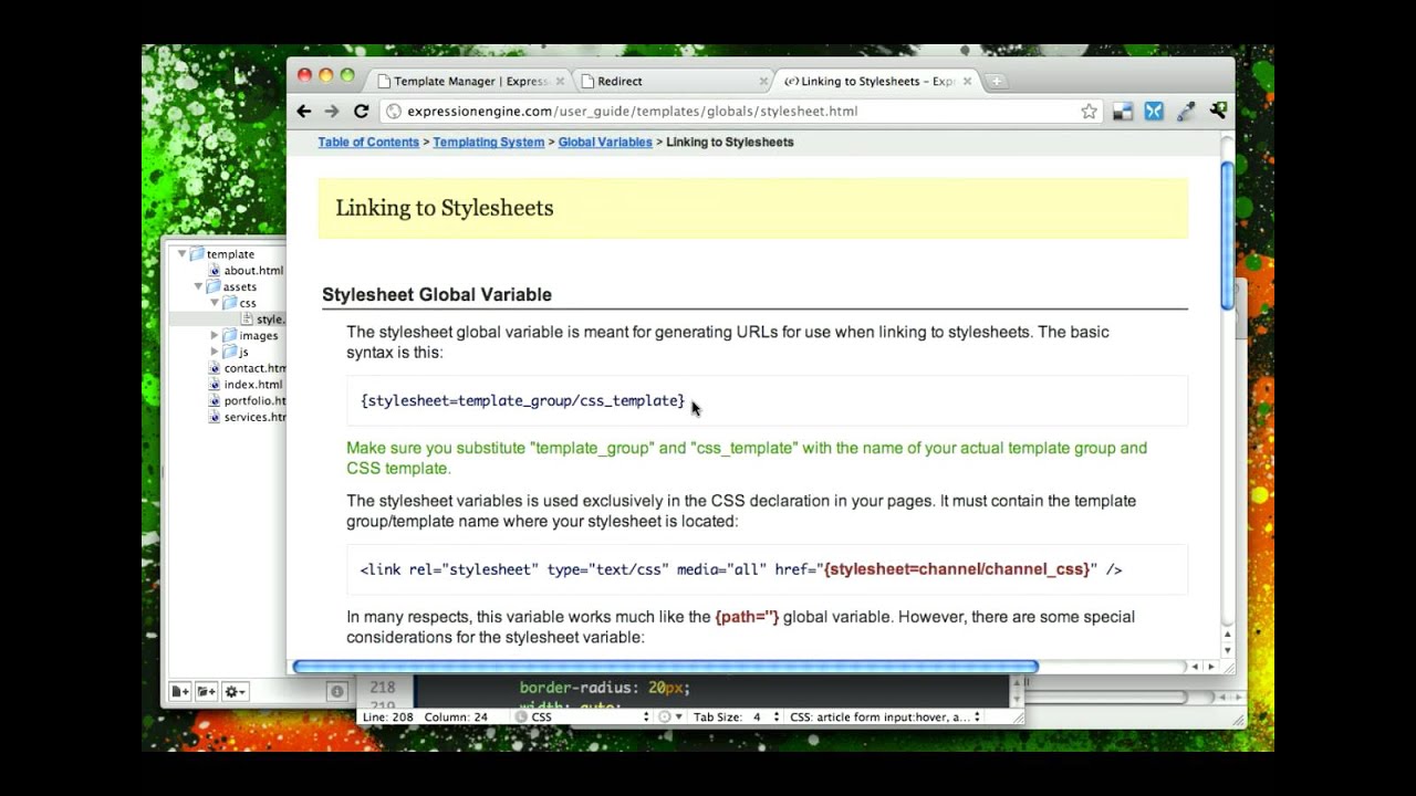 How To Create A Css Expressionengine Template 8 25 Dabrook Ee