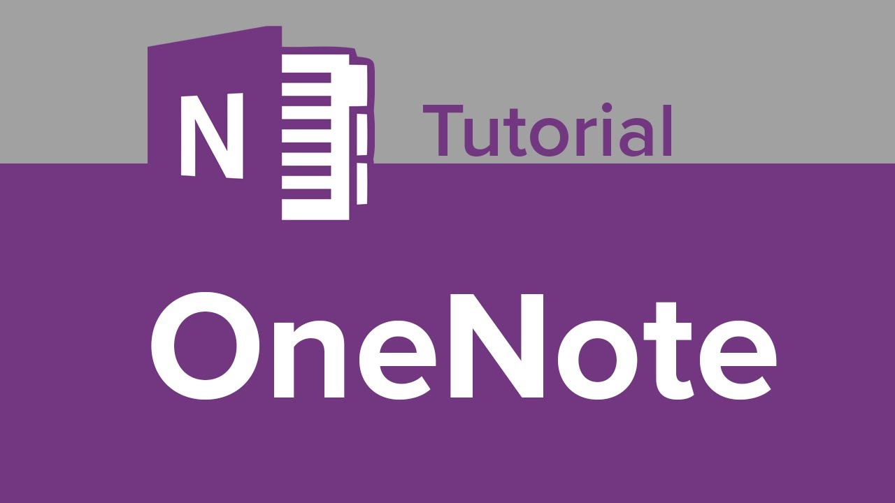Onenote Tutorial Youtube