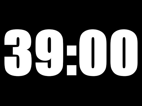 39 Minute Timer Loud Alarm вџ Youtube