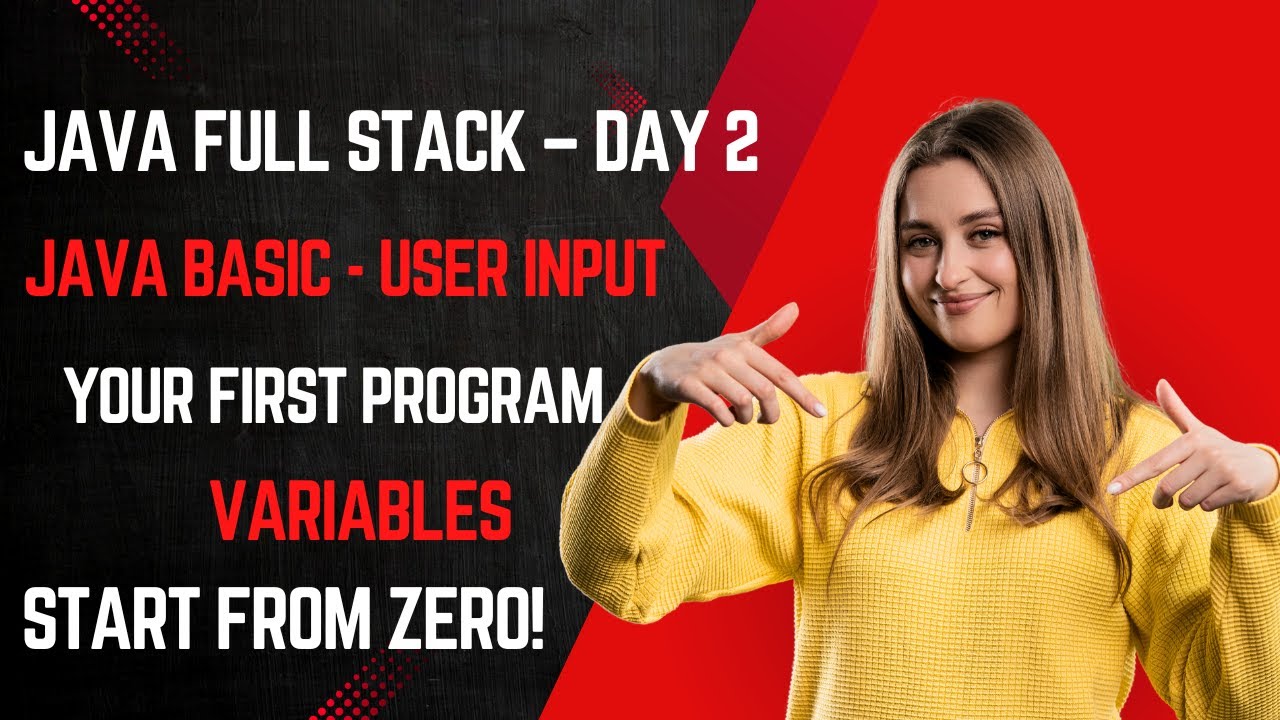Java Tutorial For Beginners Your First Java Program Hello World