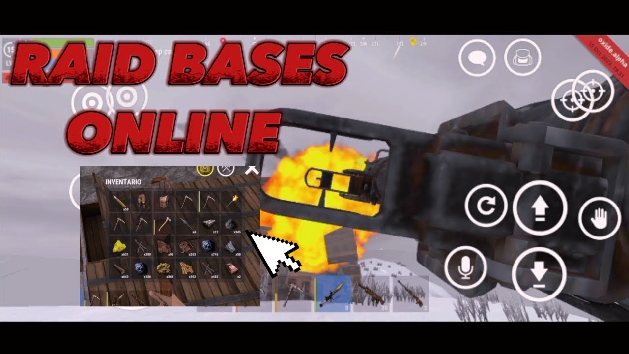 Raidiando Bases Activas Con Buen Lootрџ і Oxide Survival Island Chariyt