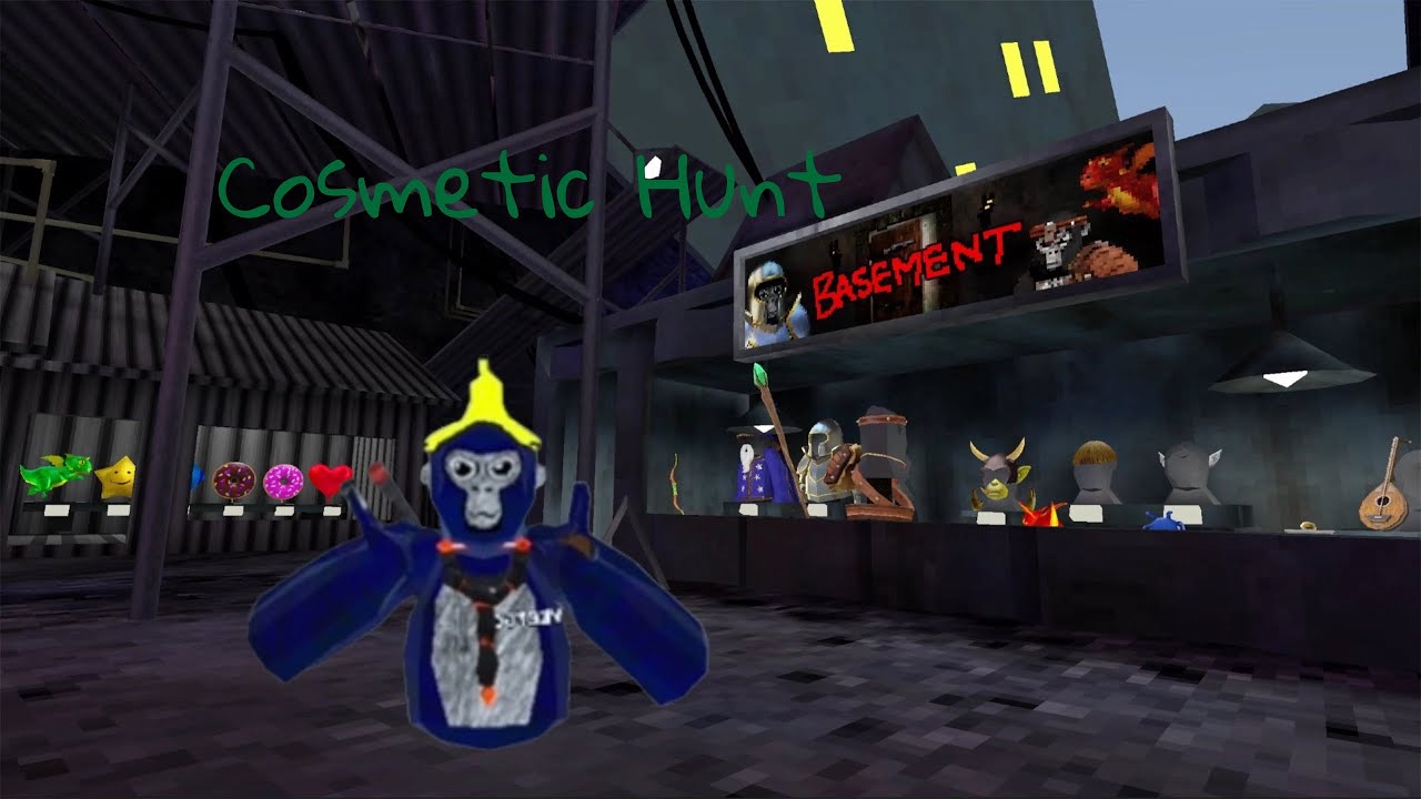 Gorilla Tag Cosmetic Hunt Youtube