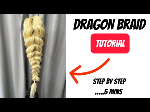 Dragon Braid Tutorial 5 Minute Easy Style Youtube