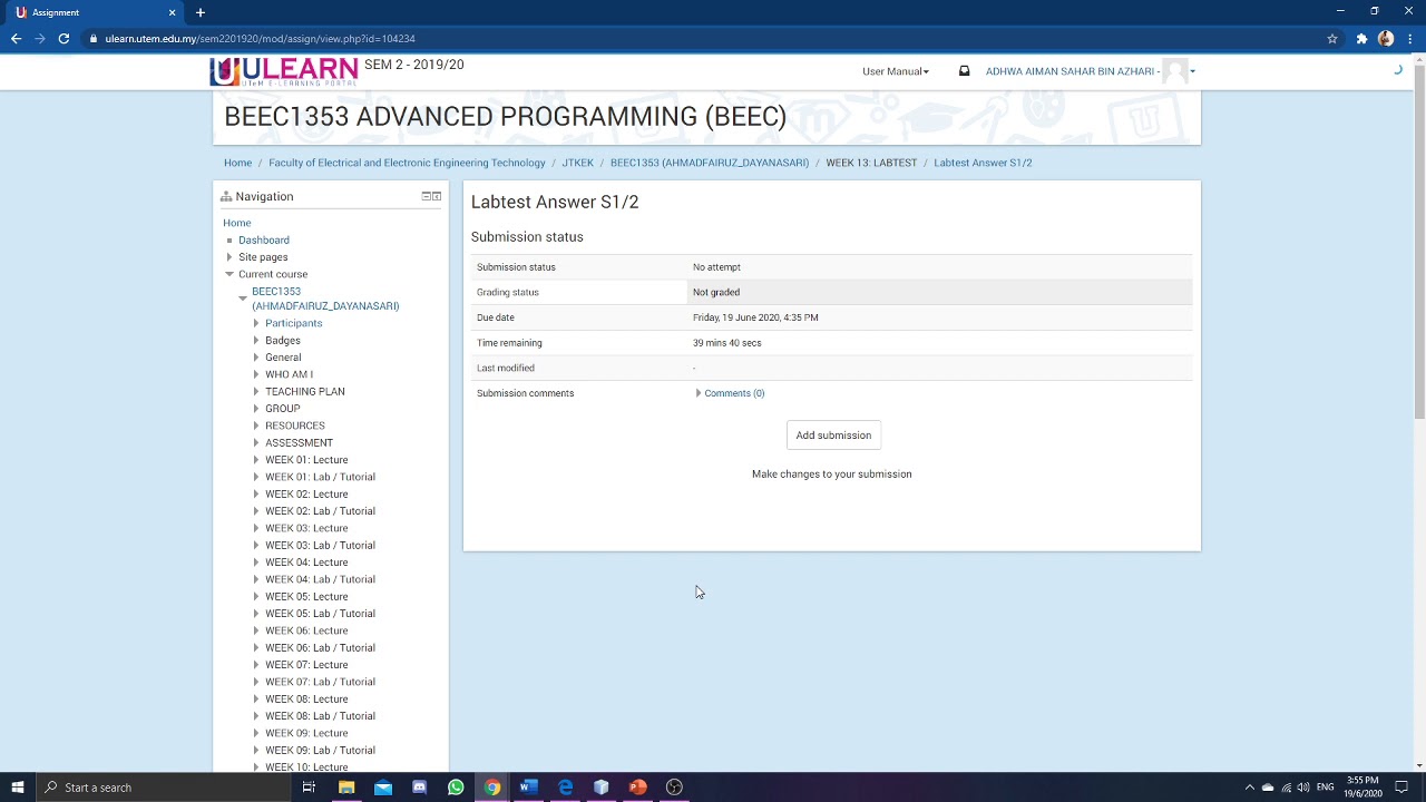 Labtest Programming Beec1353 Youtube