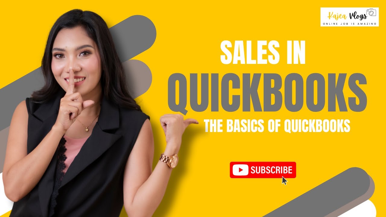 Sales In Quickbooks Youtube