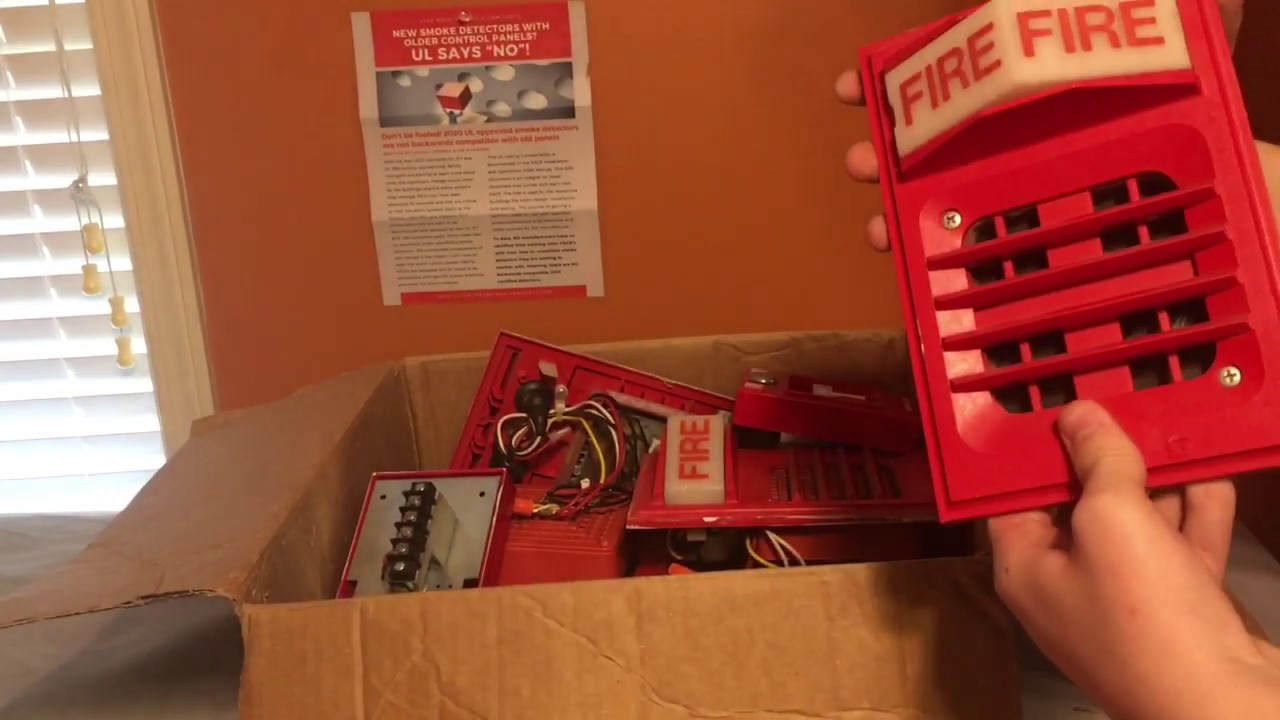 Simplex Fire Alarm Unboxing Youtube