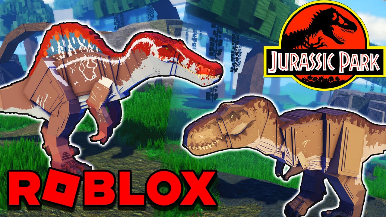 Jurassic World Dinosaurs In New Roblox Game Youtube