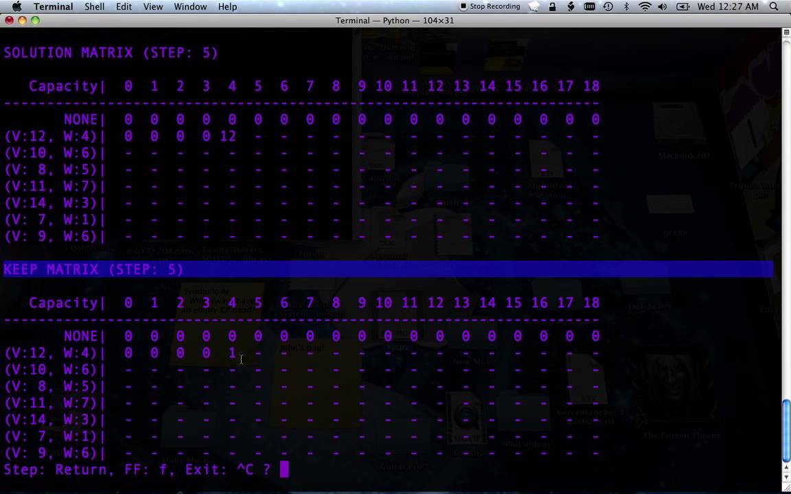 Dynamic Programming Knapsack Problem Part 1 Youtube