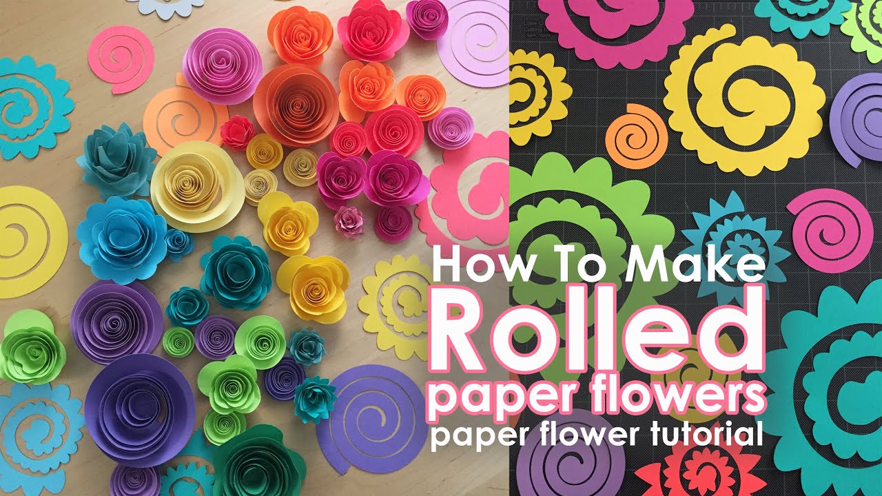 Free Cricut Rolled Flower Template Best Flower Site