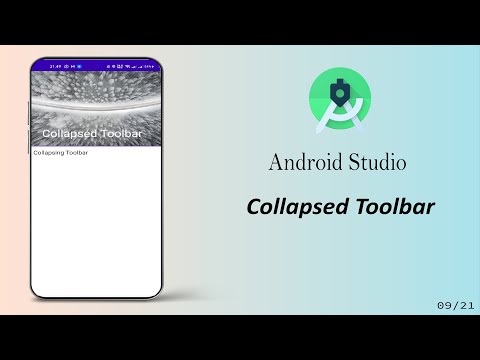 Collapsing Toolbar Android Studio Tutorial Youtube