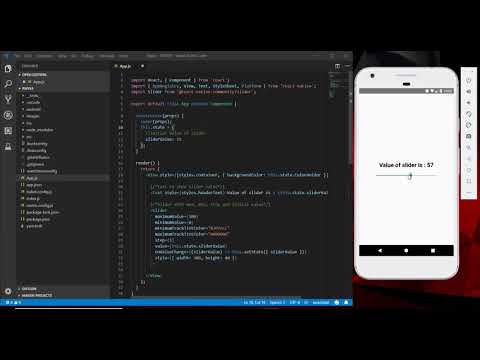 React Native Slider Seekbar Example Skptricks