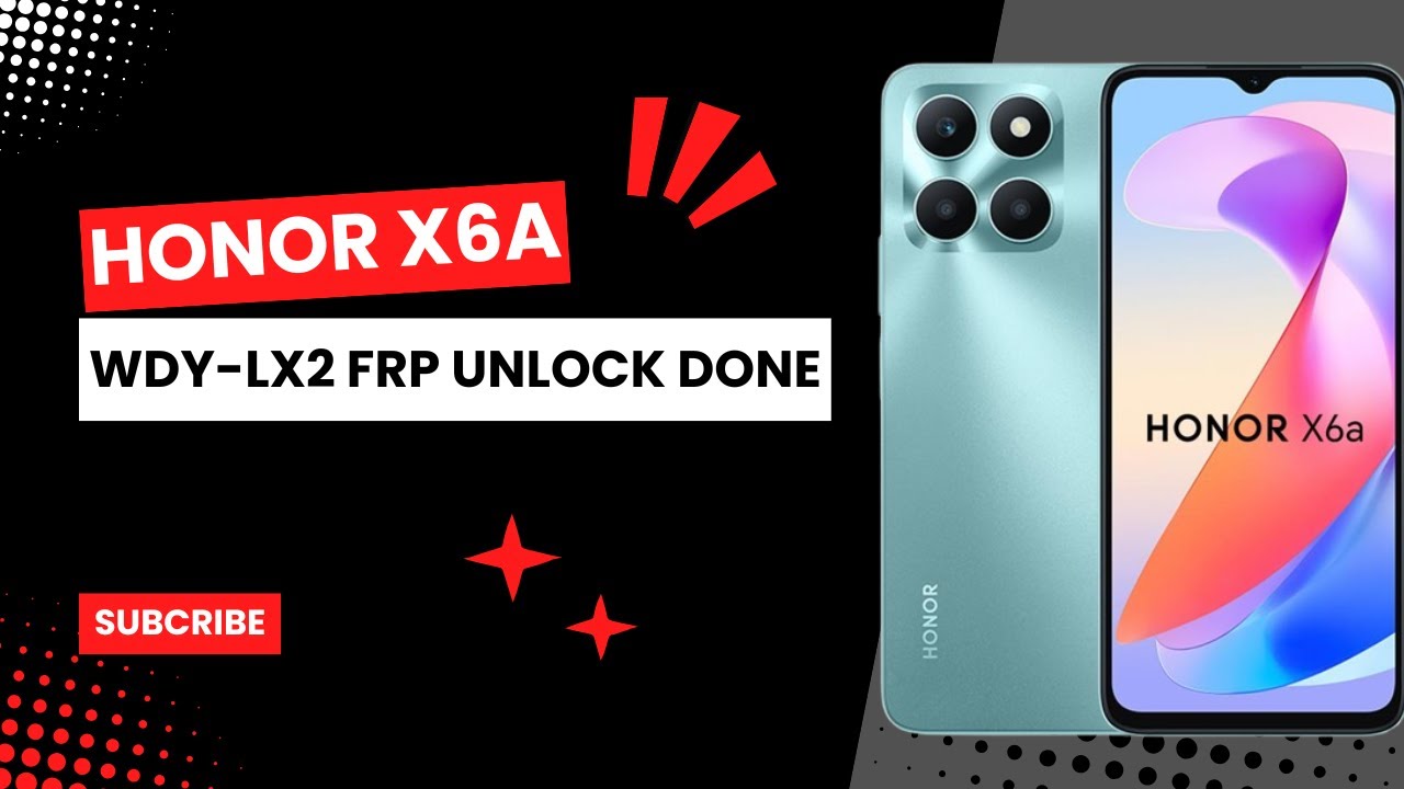 Honor X6a Wdy Lx2 Frp Unlock Done Youtube