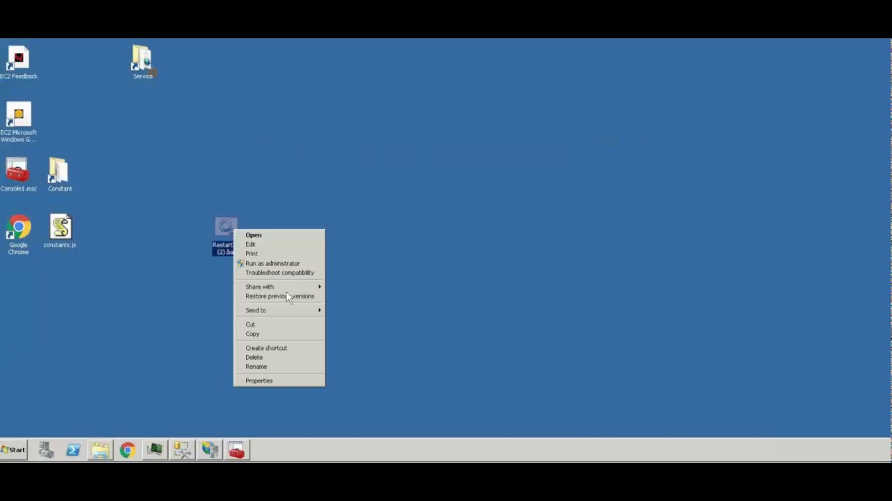 Batch File To Reset Iis Youtube