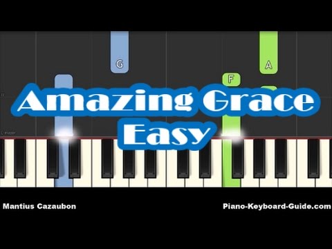 How To Play Amazing Grace On Piano And Keyboard Notes Very Easy