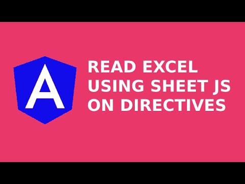 Angular Read Excel Using Sheet Js On Directives Youtube