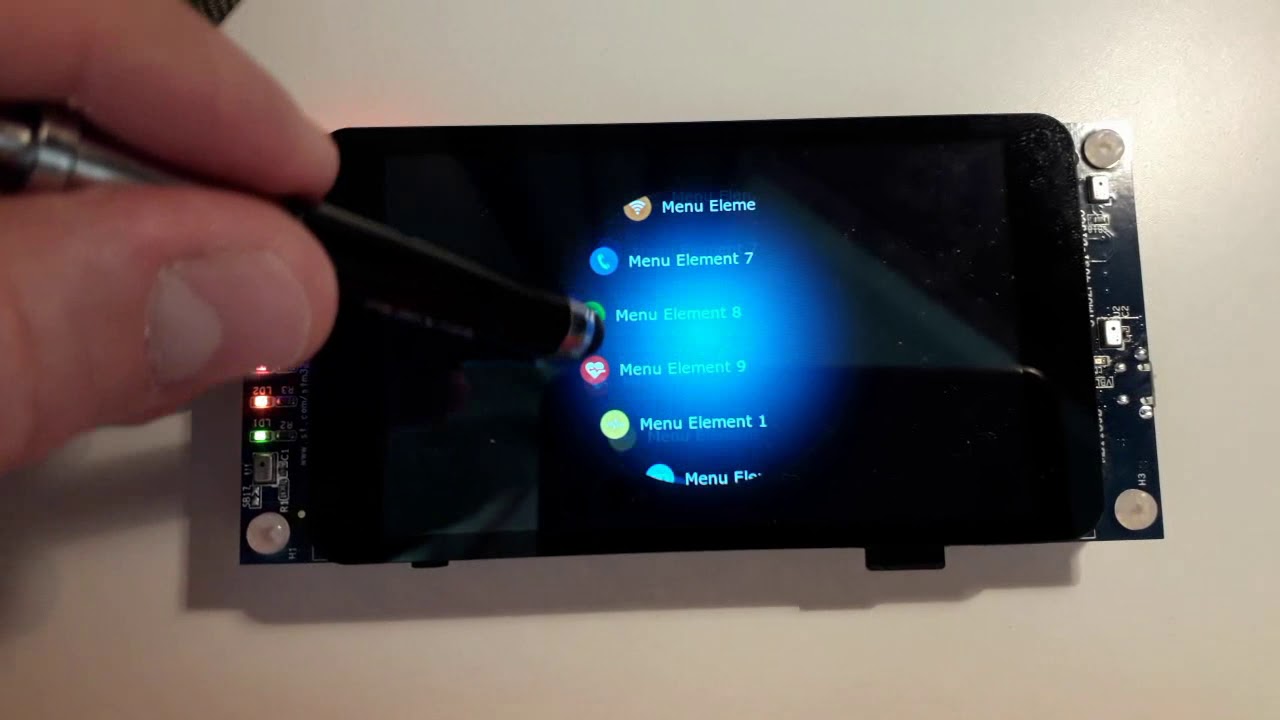 Stm32f4 Touchgfx Youtube