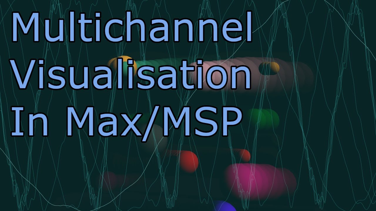 Multichannel Visualisation Max Msp Tutorial Youtube