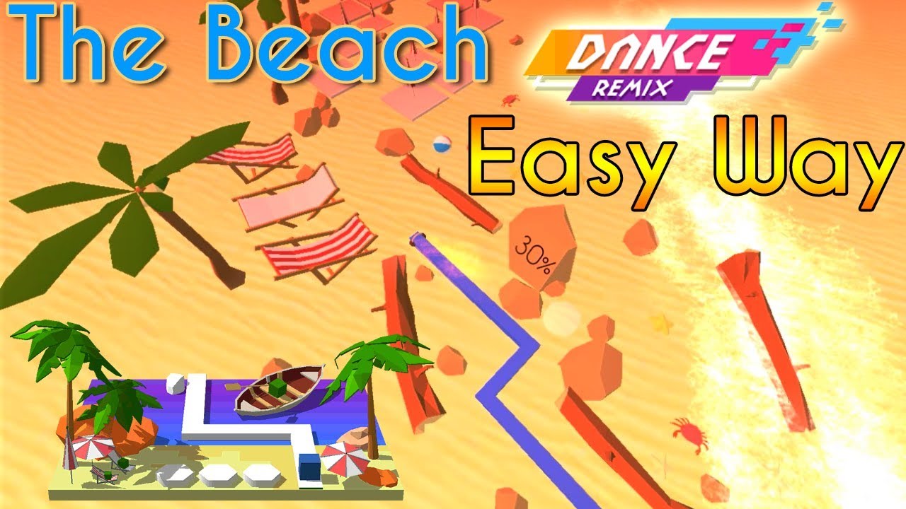 Dancing Line The Beach Dance Remix Easy Way Youtube